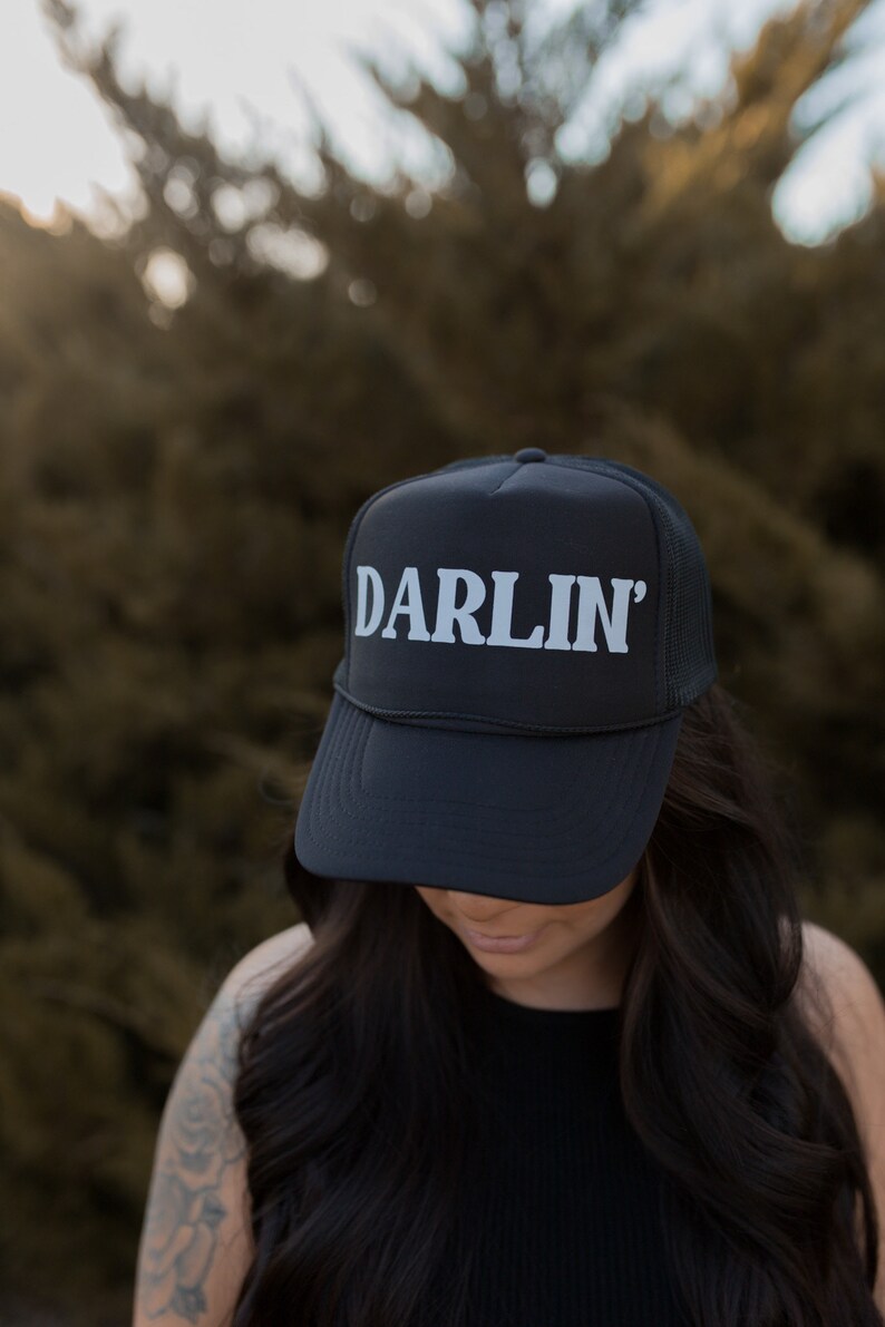 Darlin Hats Valentine Gift for Her Valentines Day Gift Trucker Hat - Etsy