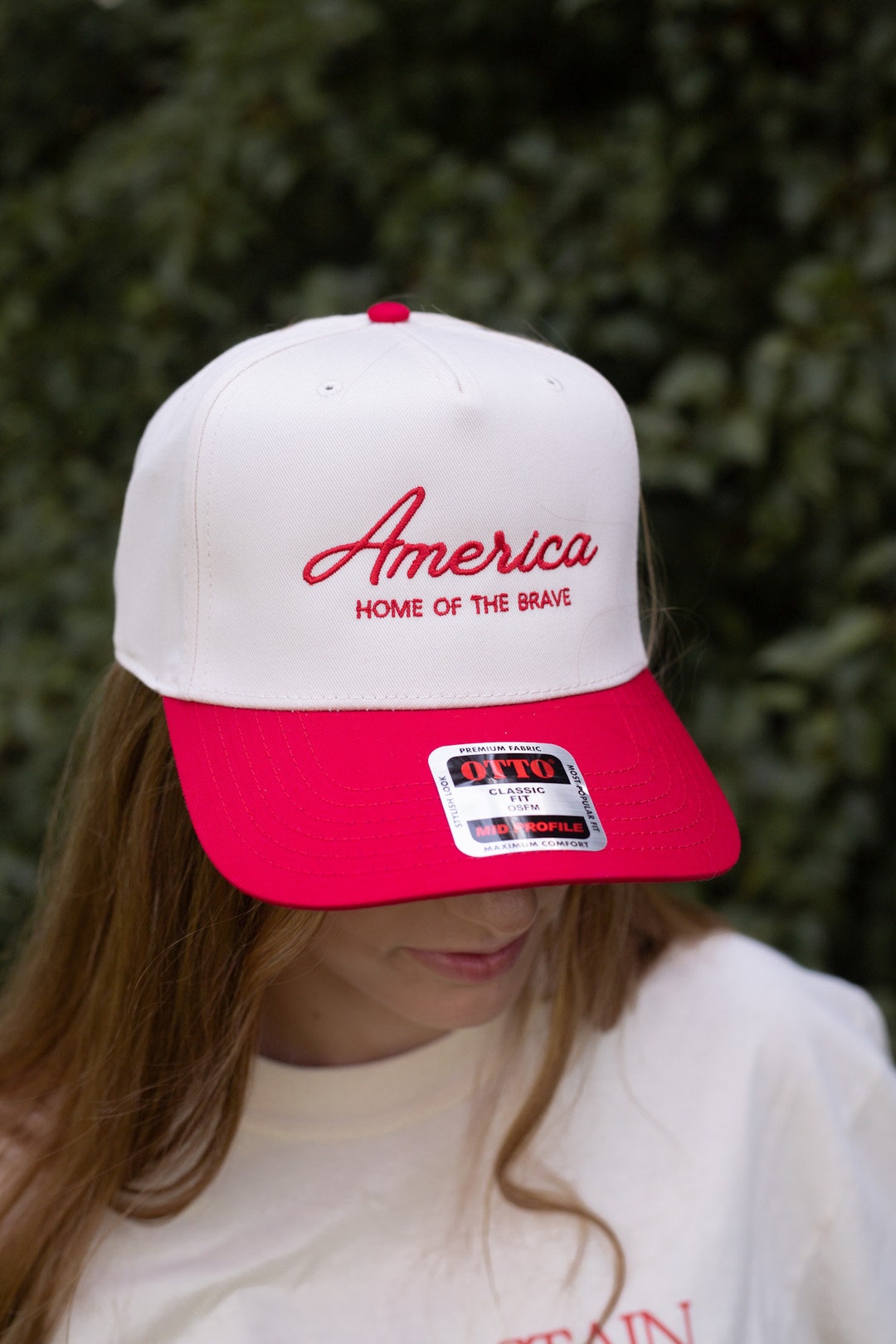 America Home of the Brave Baseball Cap, Patriotic Hat, 4th of July Hat ...