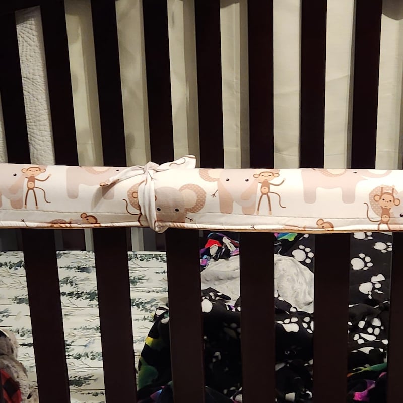 Crib Rail Cover - Etsy