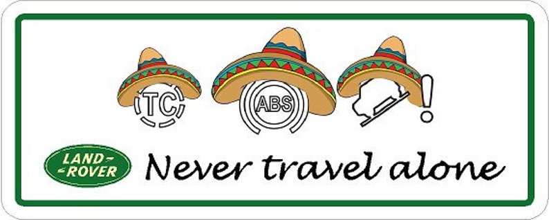 Land Rover 3 Amigos DECALS Vehicle Vinyl Stickers Discovery X2 - Etsy