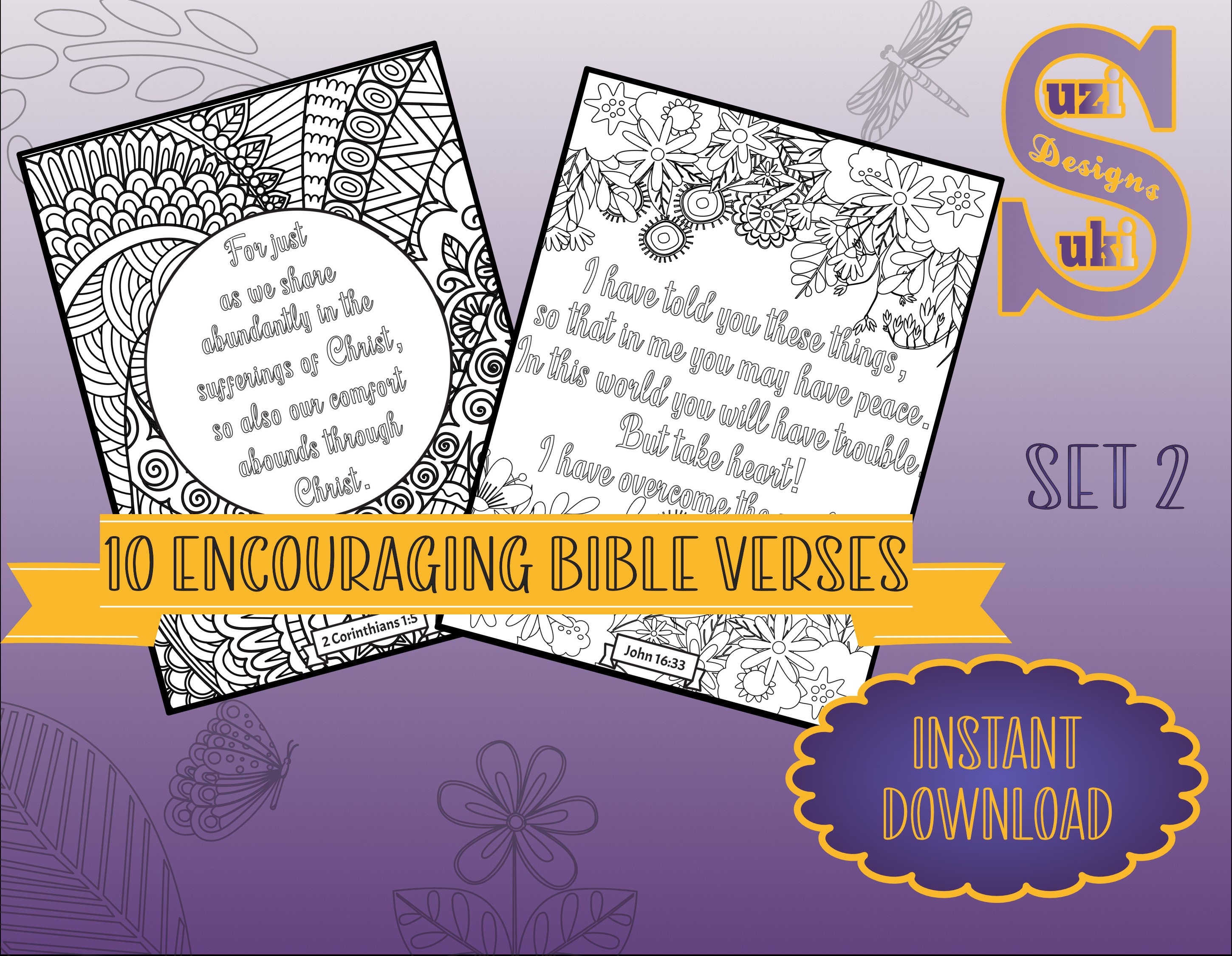 10 Bible Verse Colouring Pages Encouraging Quotes, Christian Art ...