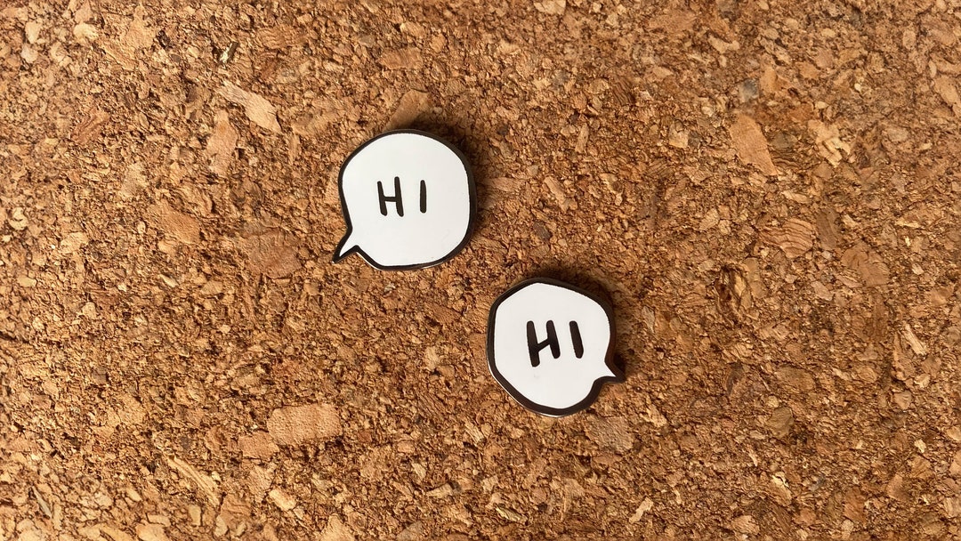 Hi Heartstopper Inspired Enamel Pin Set - Etsy