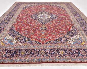 Red Persian Rug | Etsy