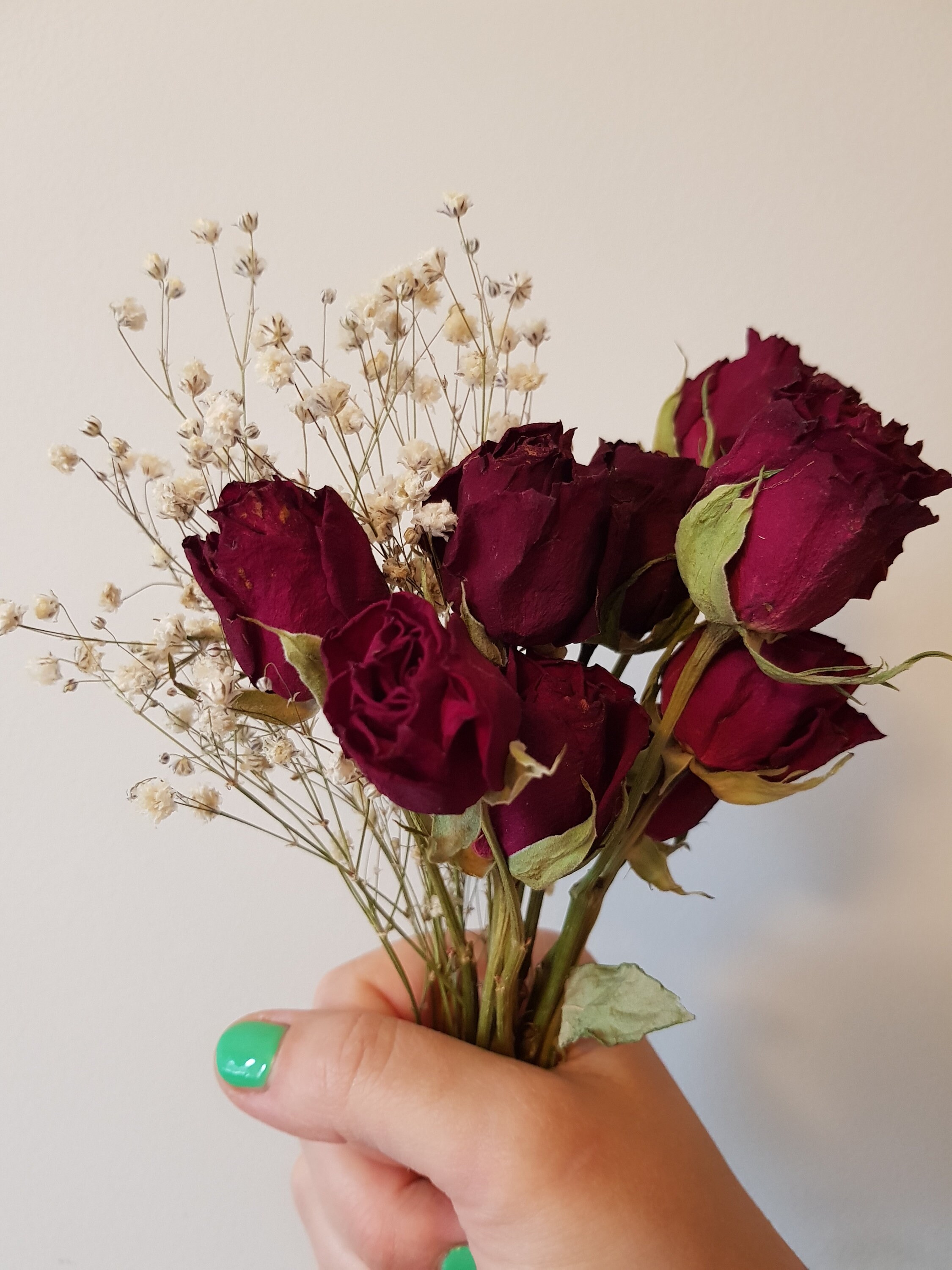 Dozen Dried Roses Dried Rose Bouquet Letterbox Flowers - Etsy UK