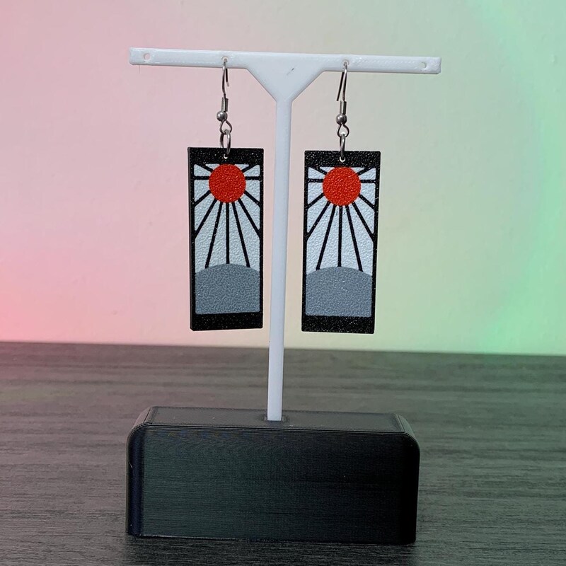 Tanjiro Earrings - Etsy