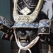 Samurai Daimyo Helmet Cosplay Mask Costume - Etsy