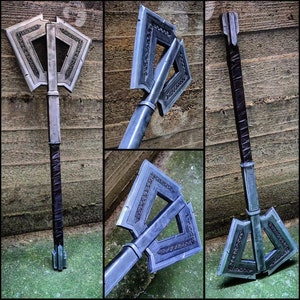 Dwarven Dwarf Warrior Battle Double Headed Axe - Etsy