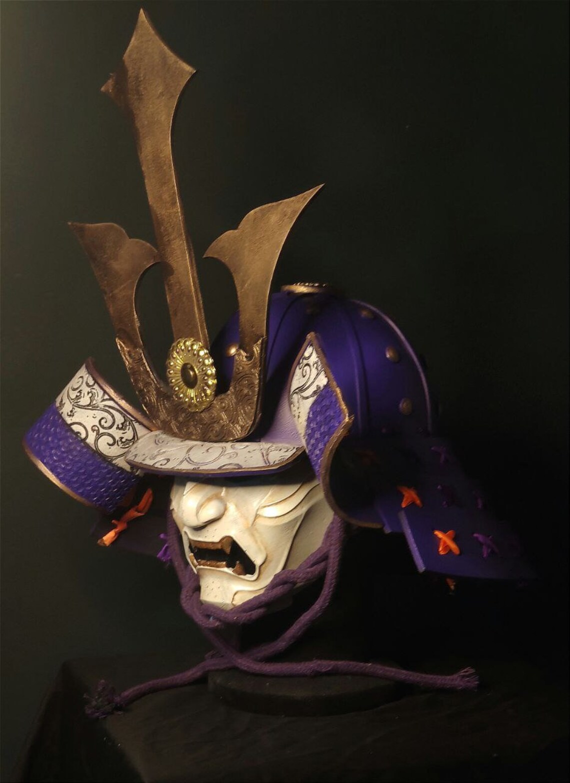 Samurai Retainer Helmet Cosplay Mask Costume - Etsy