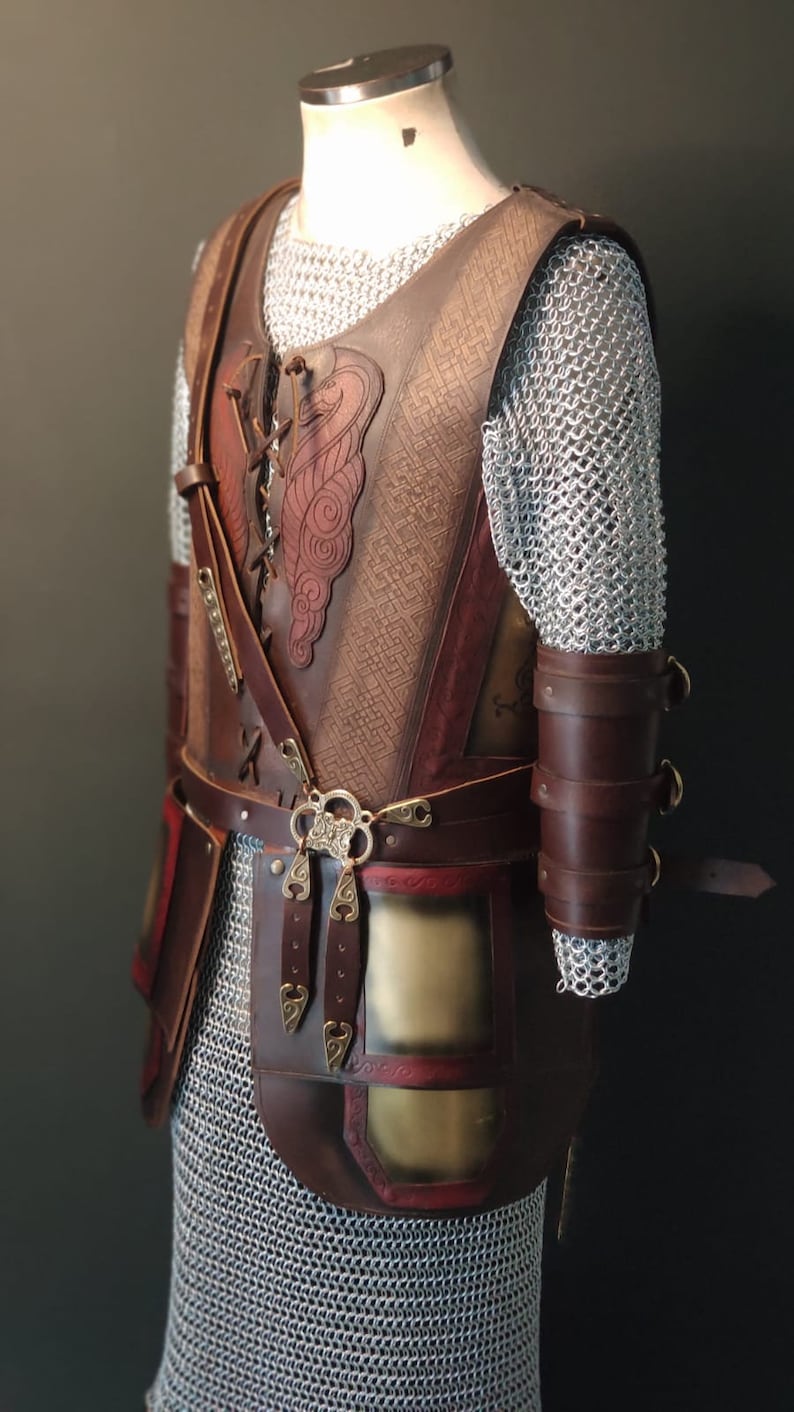 Eowyn Horse Rider Woman Warrior Cosplay Armor Leather Larp - Etsy