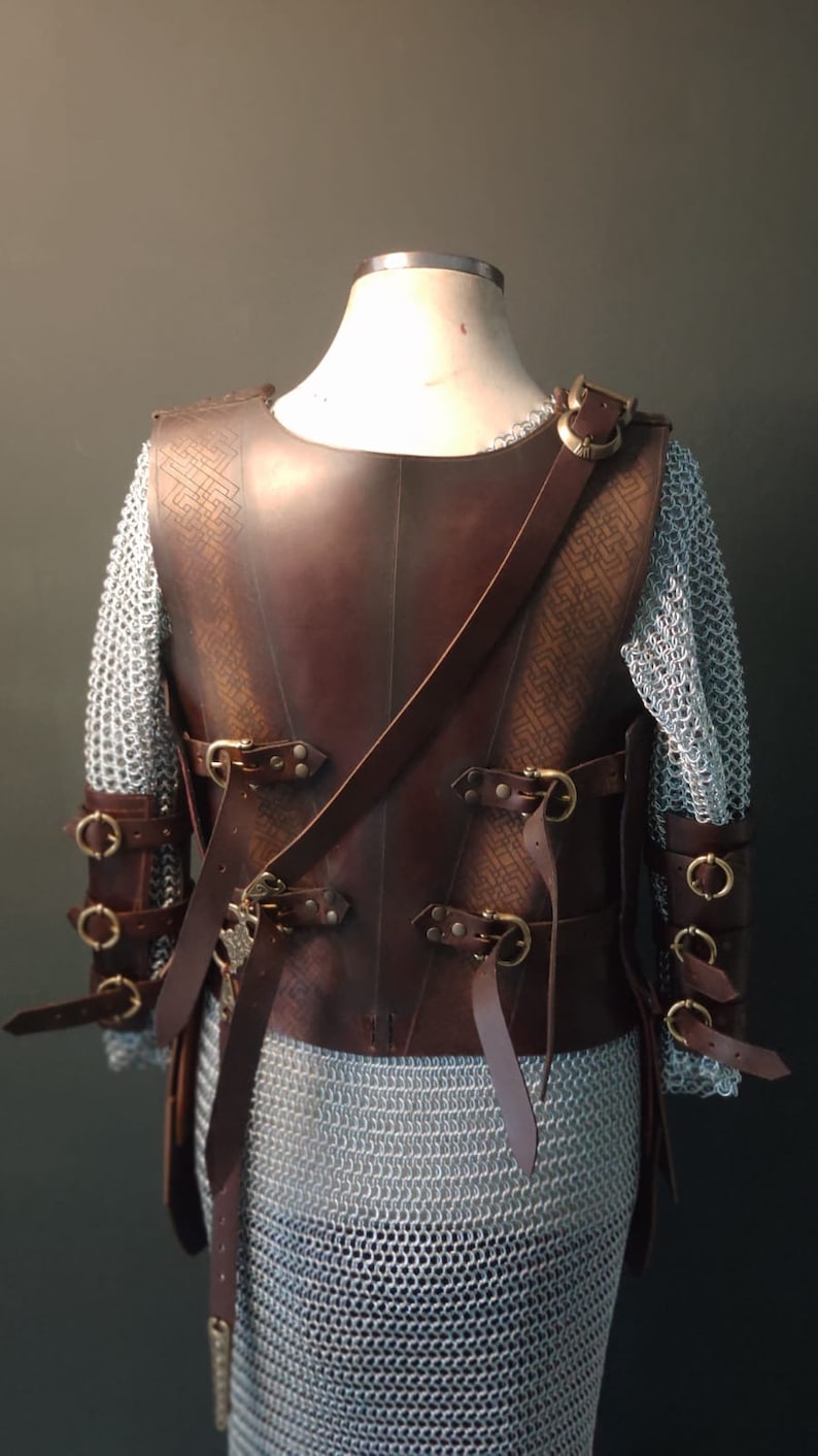 Eowyn Horse Rider Woman Warrior Cosplay Armor Leather Larp - Etsy