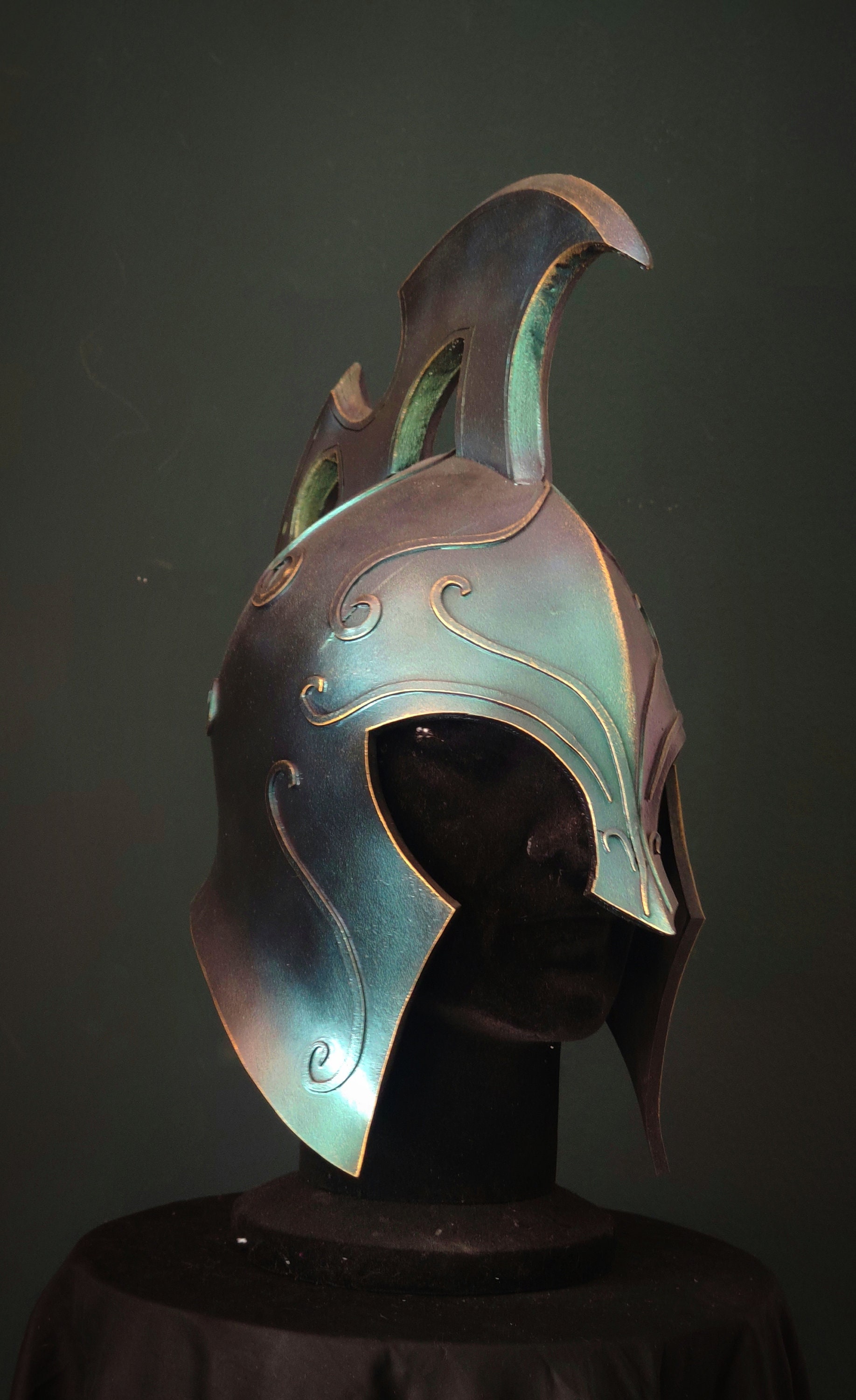 Elven Helmet Cosplay Costume - Etsy