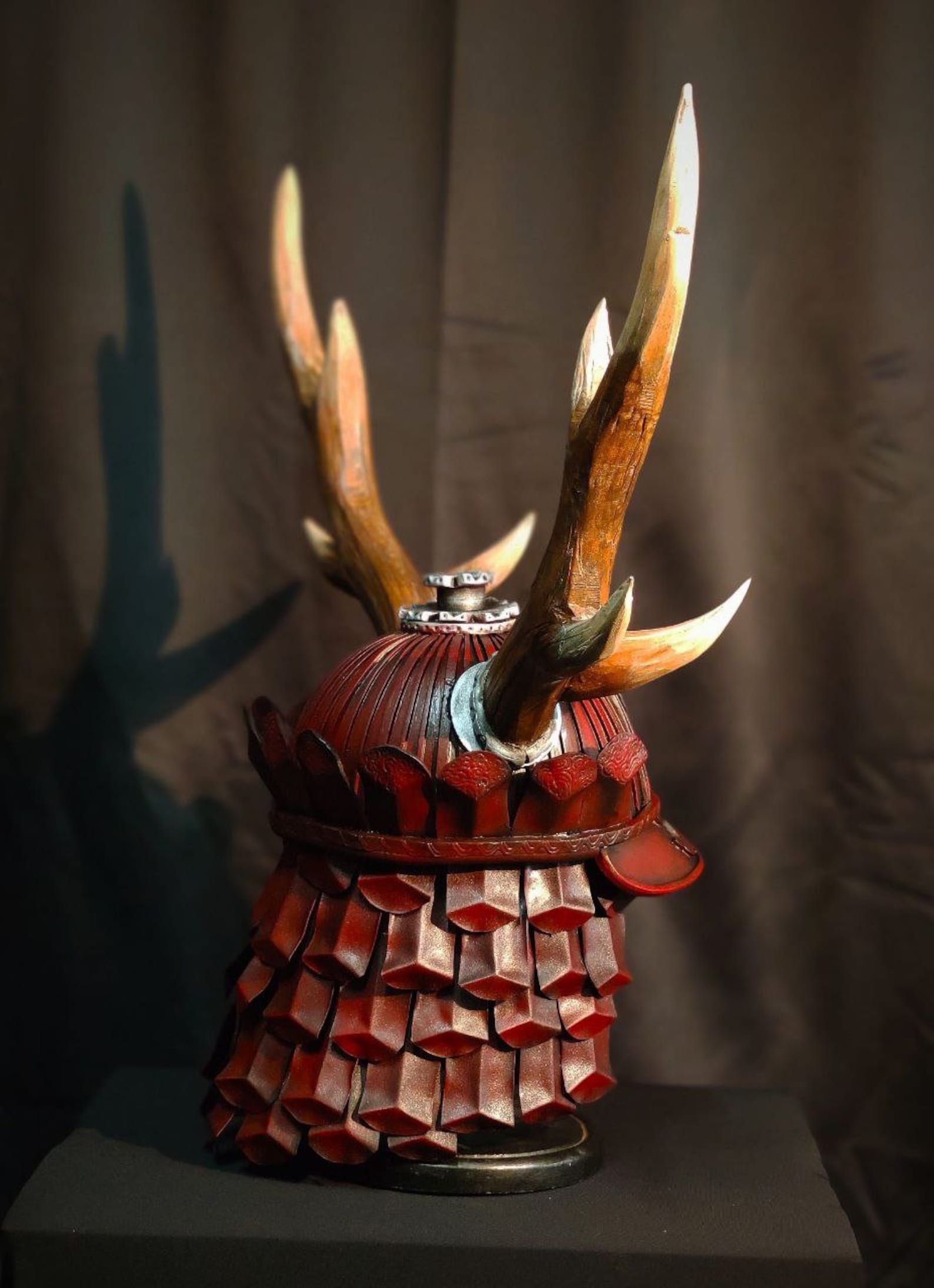 Samurai Horned Helmet Cosplay Costume - Etsy