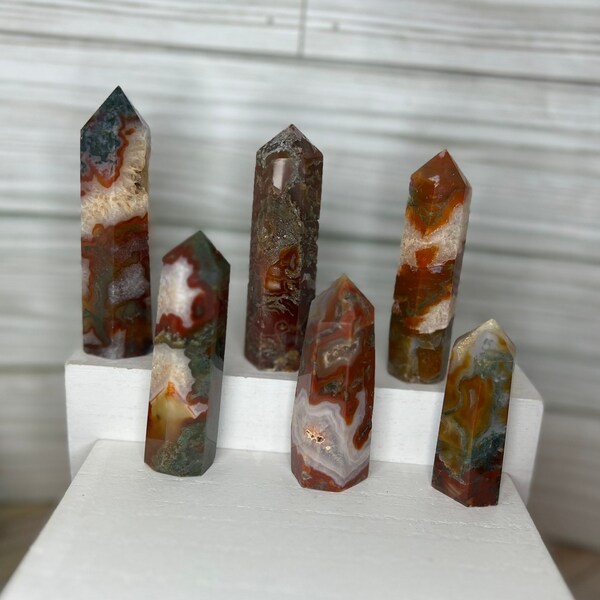 Red Agate Tower - Etsy