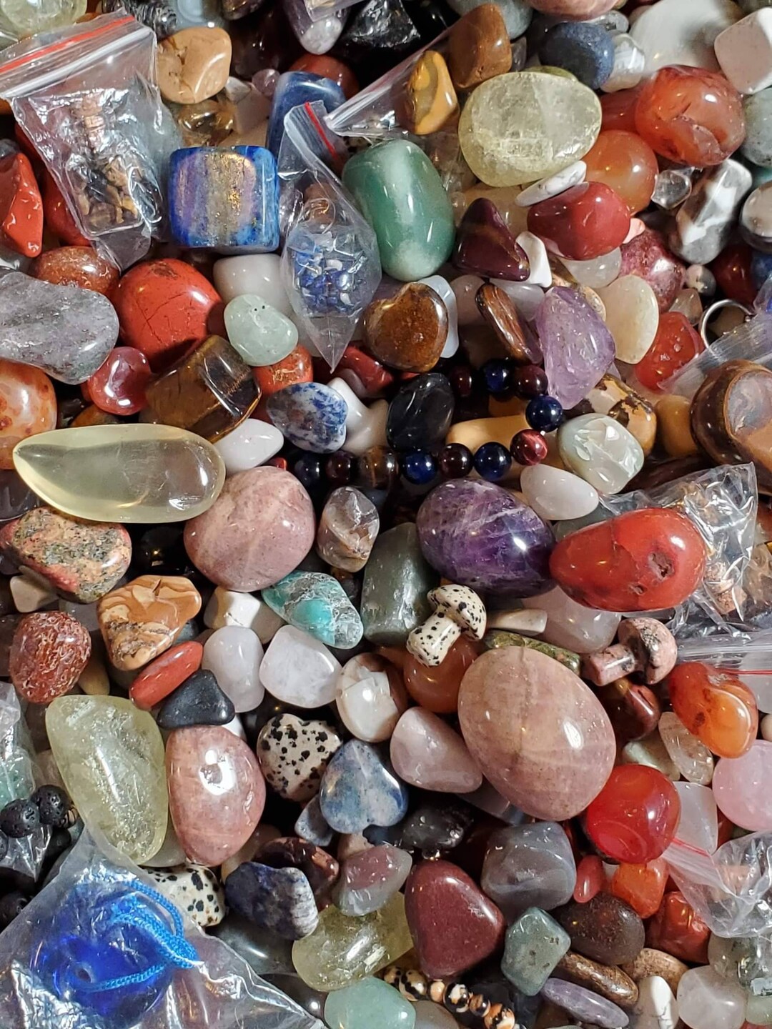 Upgraded! Crystal Confetti 4 Different Scoop Sizes. Tumbles Carvings ...