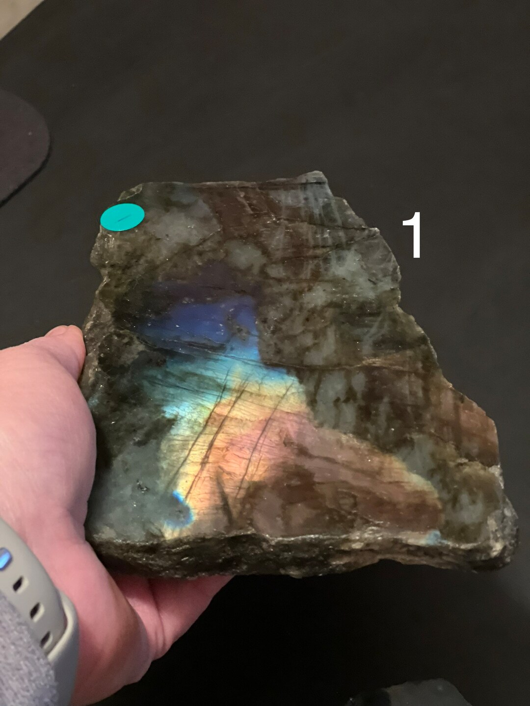 Flashy Labradorite Slabs. Polished on Two Side Raw Edge. These Are ...