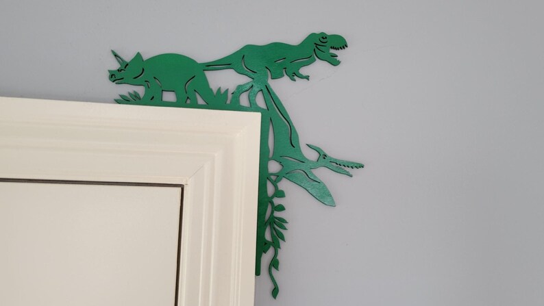 Dinosaur Door Decoration - Etsy