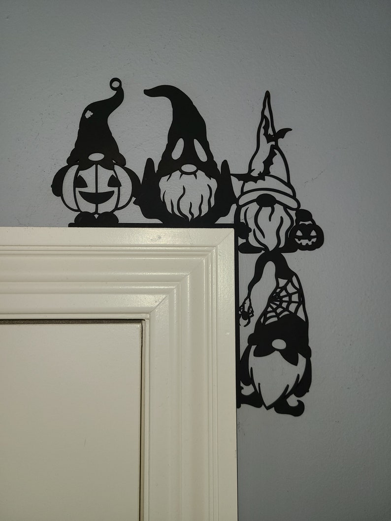 Halloween Gnome Door Decoration - Etsy