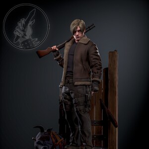 Leon Resident Evil Model From A Plague Tale Model for Painting - Etsy