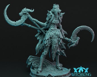 Fungal Queen Miniature for Painting, DND, and Pathfinder by Witchsong ...