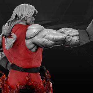 Ken Street Fighter Statue for Painting by Wicked - Etsy