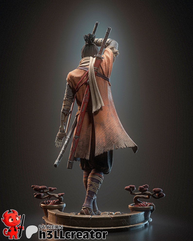 Sekiro Miniature Model for Painting - Etsy