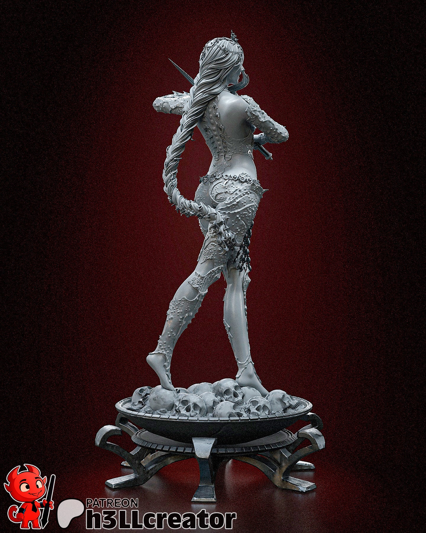 Baulder's Gate Orin Model for Painting - Etsy