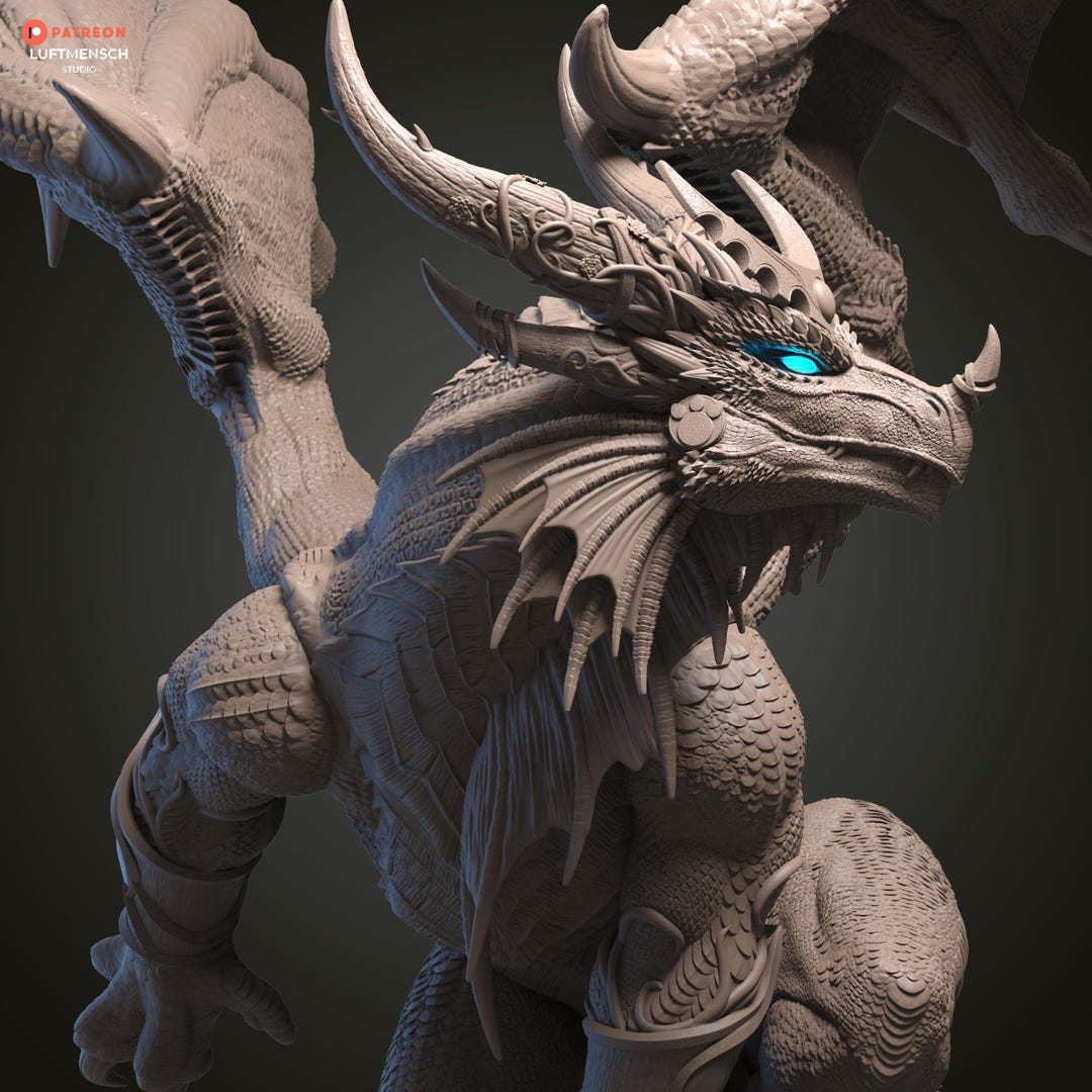 Ysera Dragon Wow Model for Painting by Luftmensch - Etsy