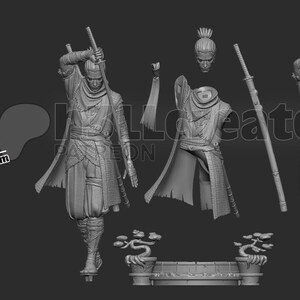 Sekiro Miniature Model for Painting - Etsy