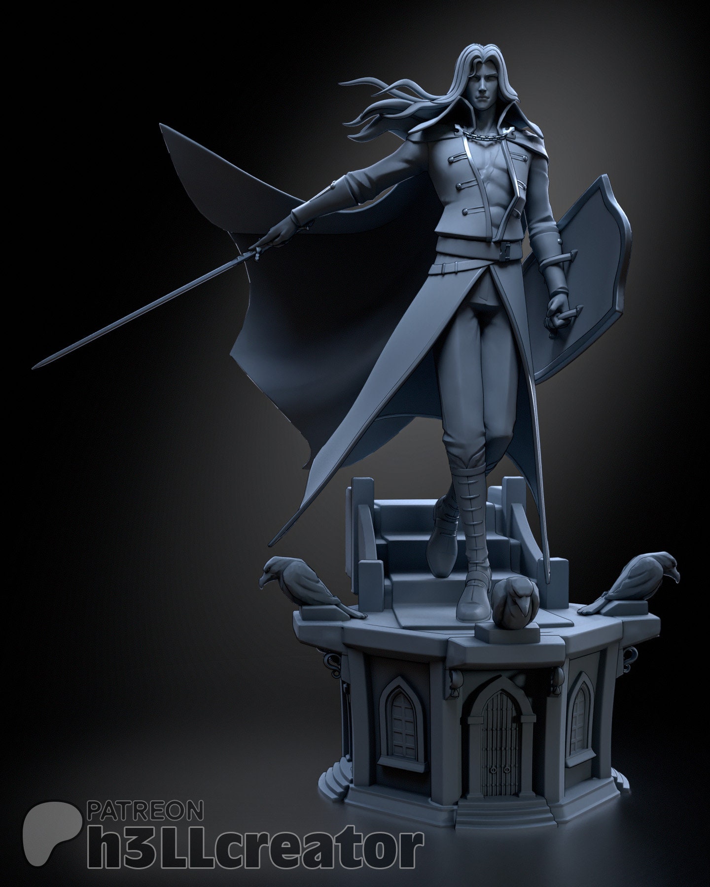 Alucard Castlevania Model for Painting - Etsy