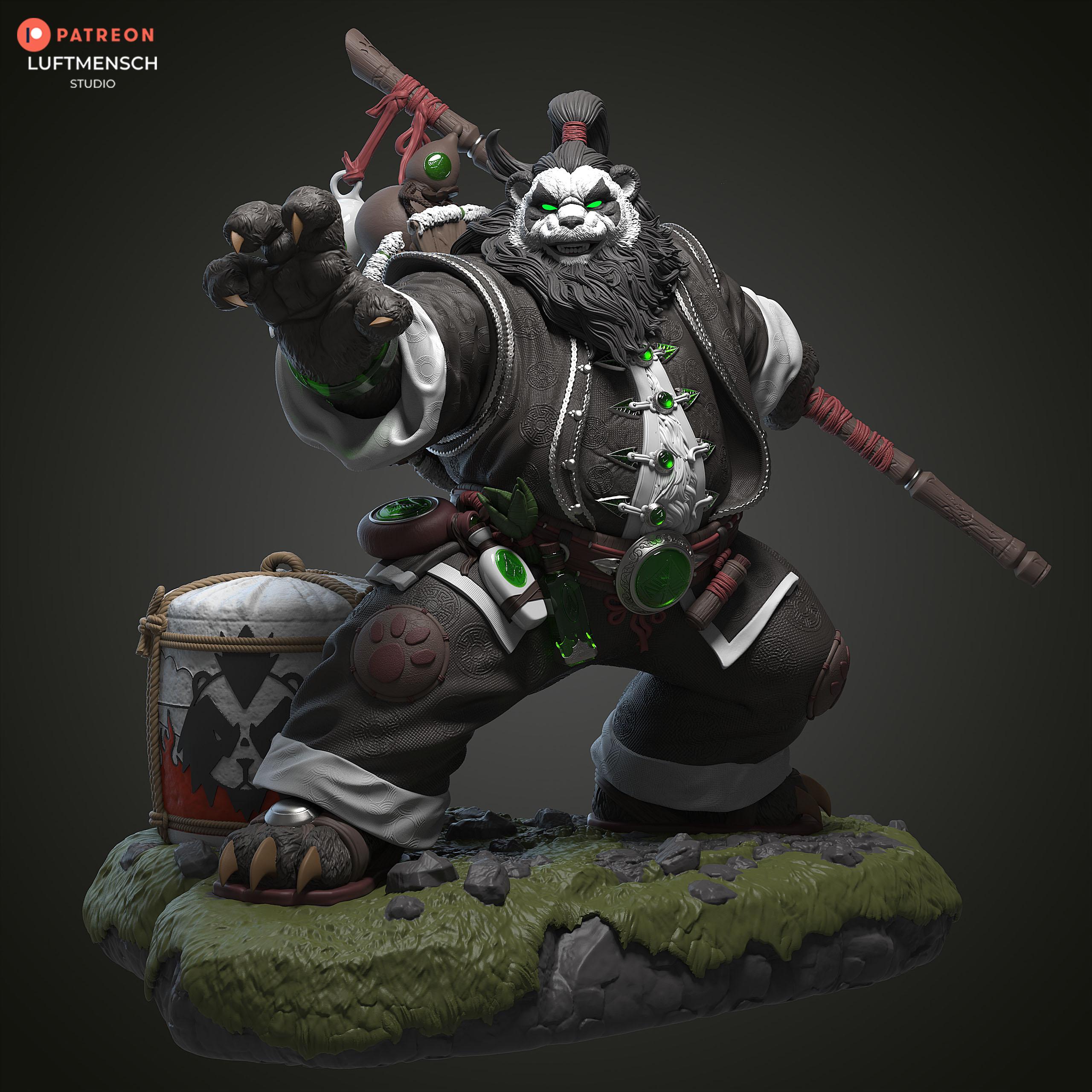 Chen Stormstout Wow Model for Painting by Luftmensch - Etsy