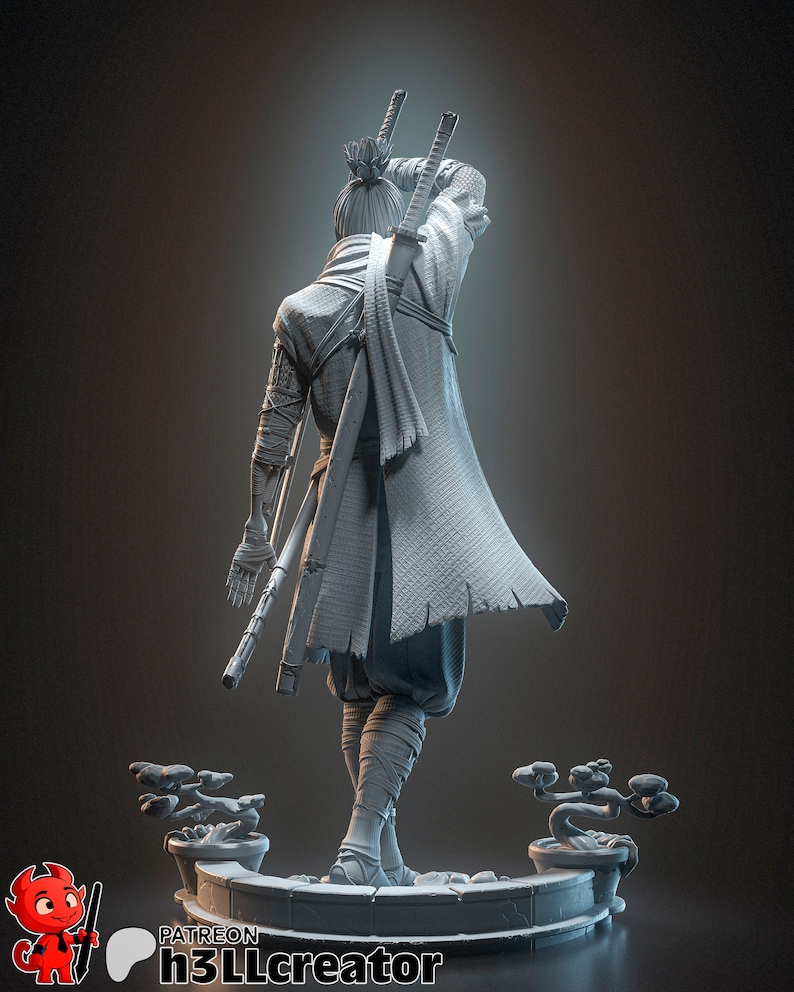 Sekiro Miniature Model for Painting - Etsy