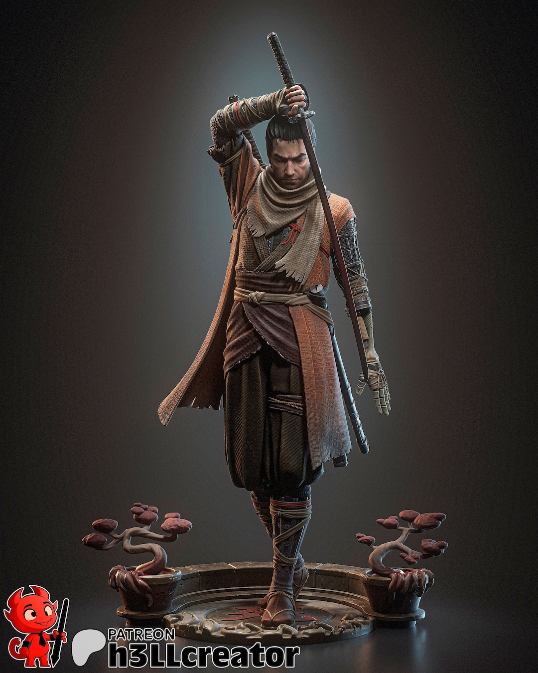 Sekiro Miniature Model for Painting - Etsy
