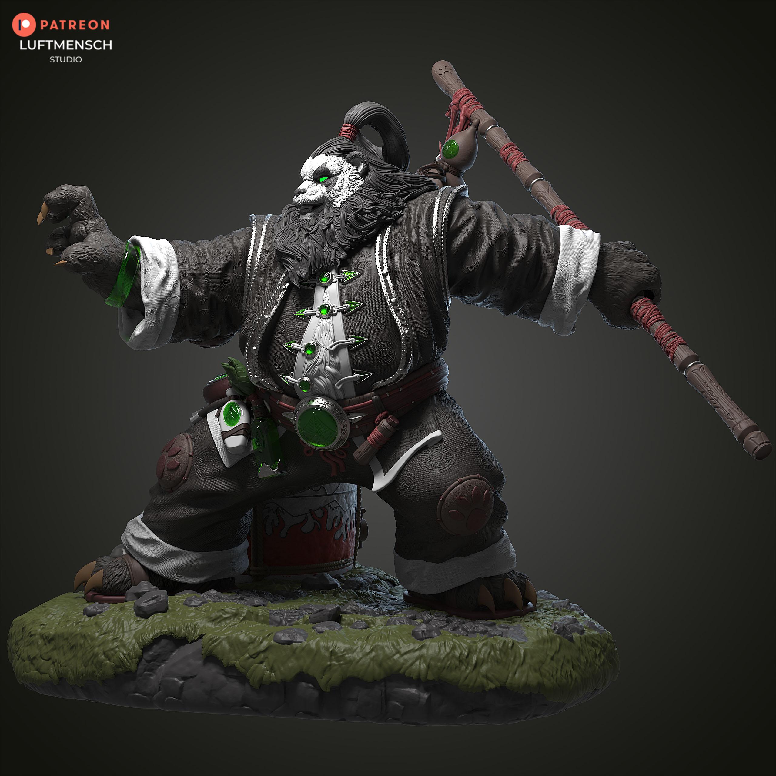 Chen Stormstout Wow Model for Painting by Luftmensch - Etsy