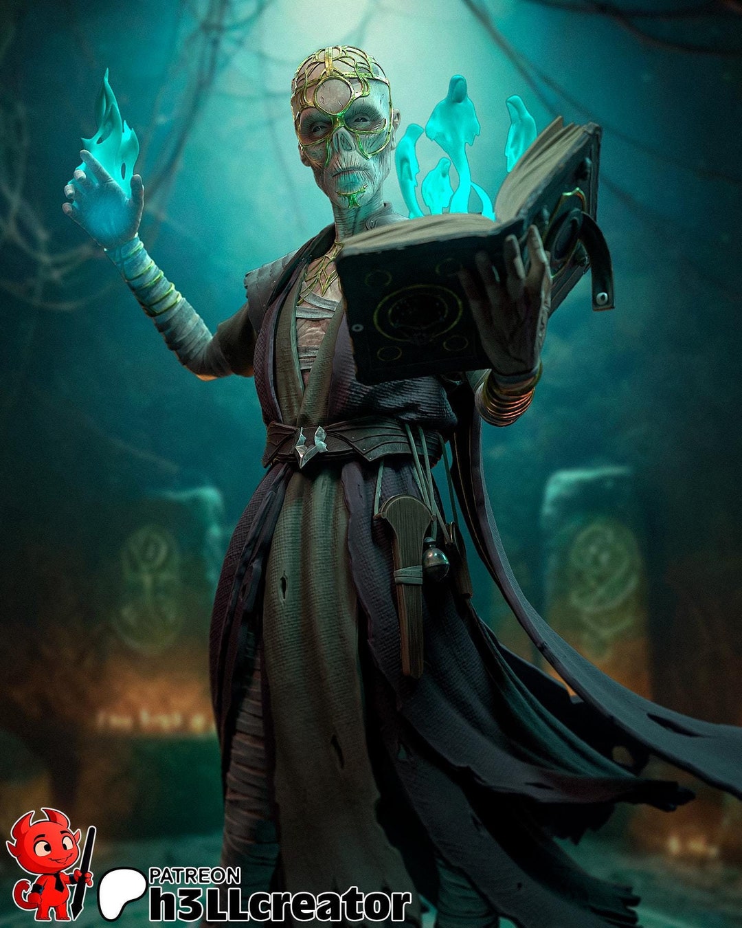 Baldur's Gate Withers Model for Painting - Etsy
