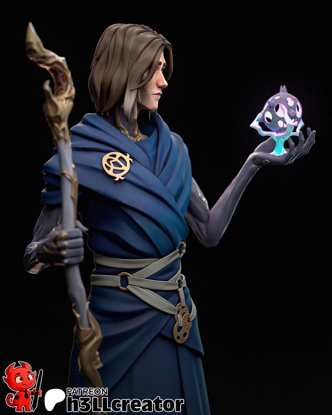 Arcane Viktor Model for Painting - Etsy