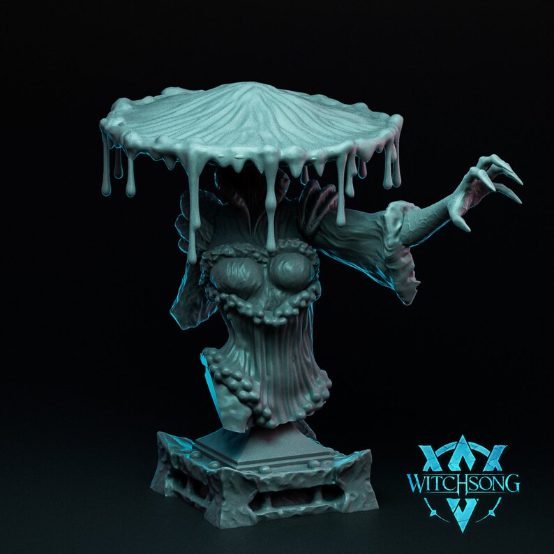 Fungal Queen Miniature for Painting, DND, and Pathfinder by Witchsong ...