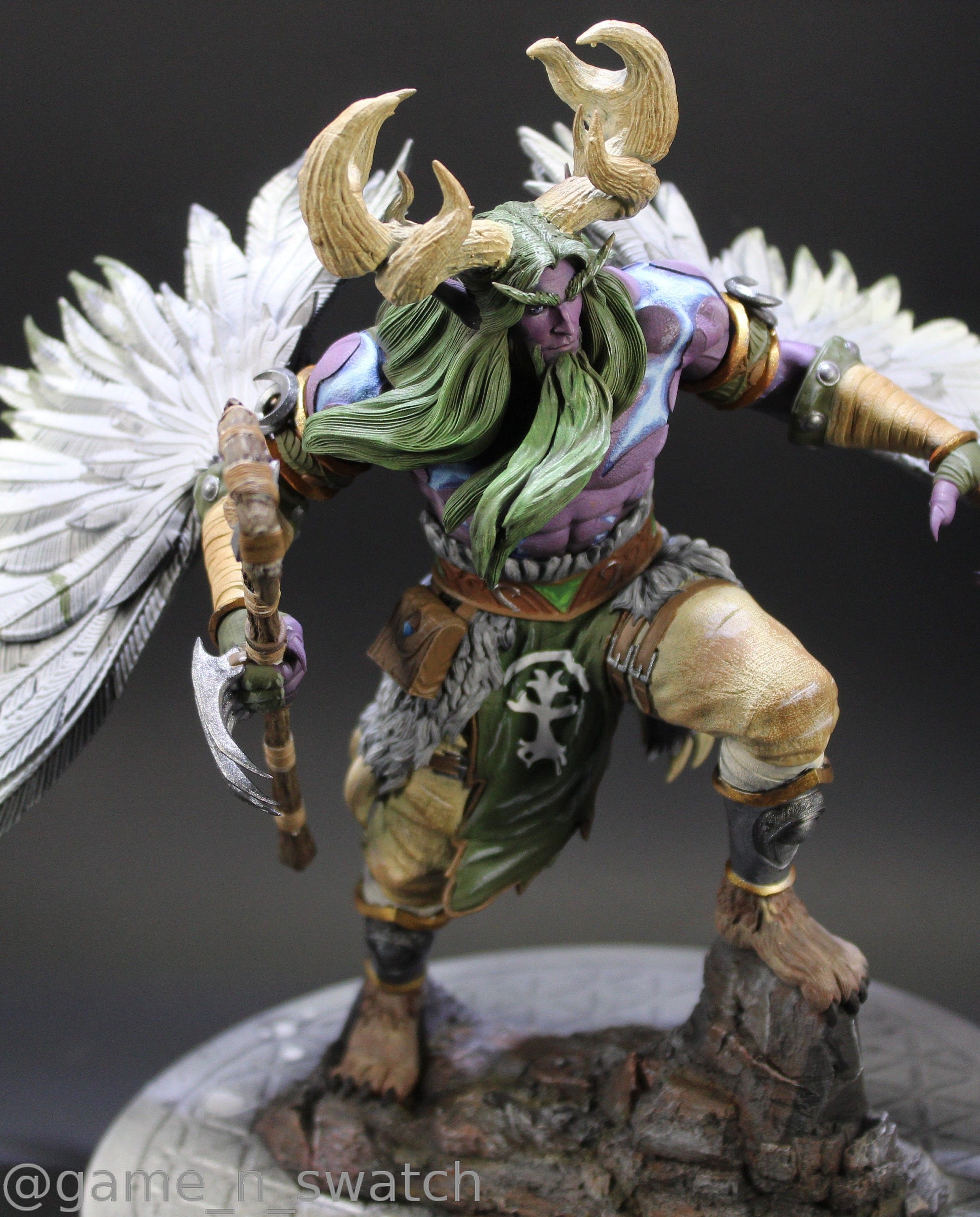 Malfurion Stormrage Wow Model for Painting by Luftmensch - Etsy
