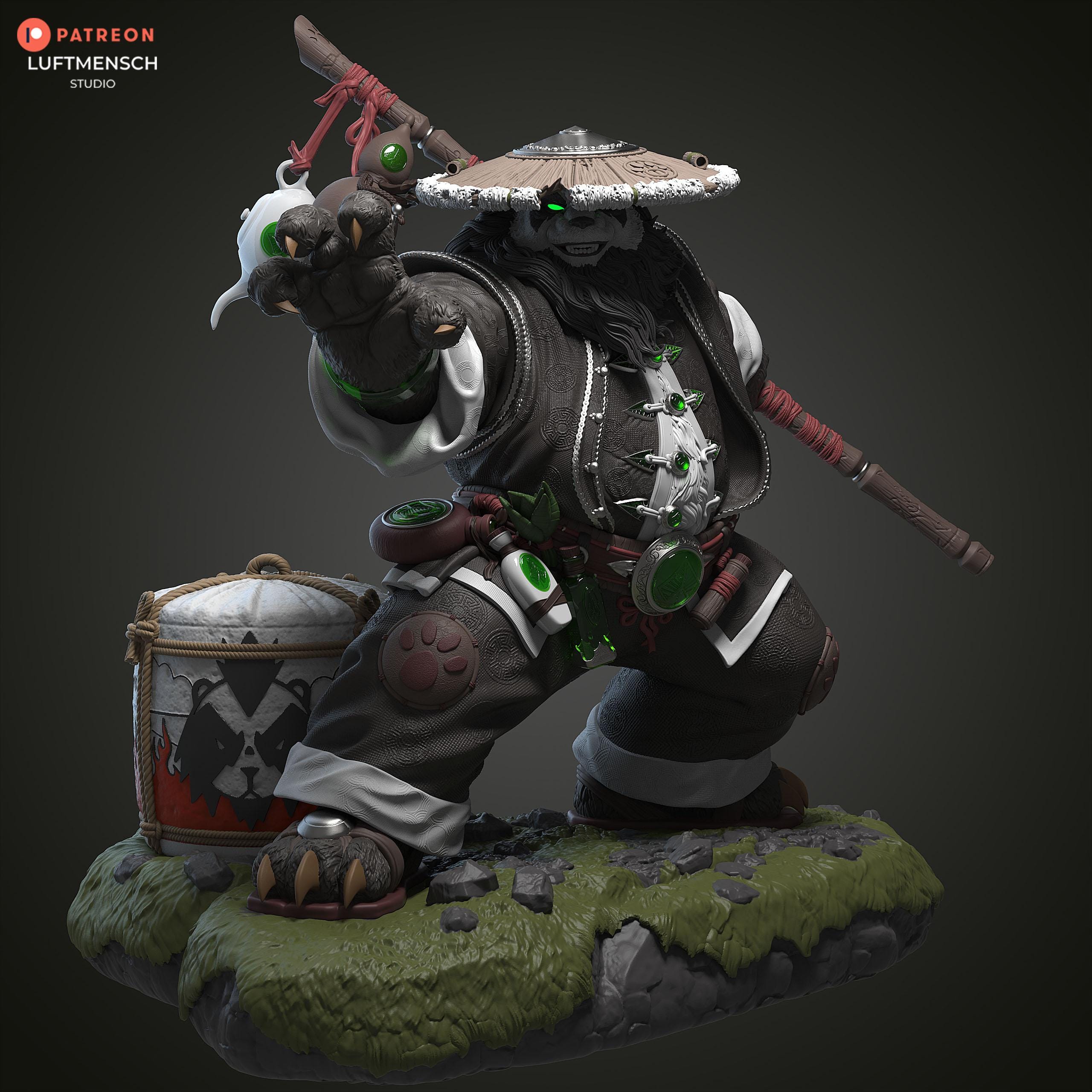 Chen Stormstout Wow Model for Painting by Luftmensch - Etsy