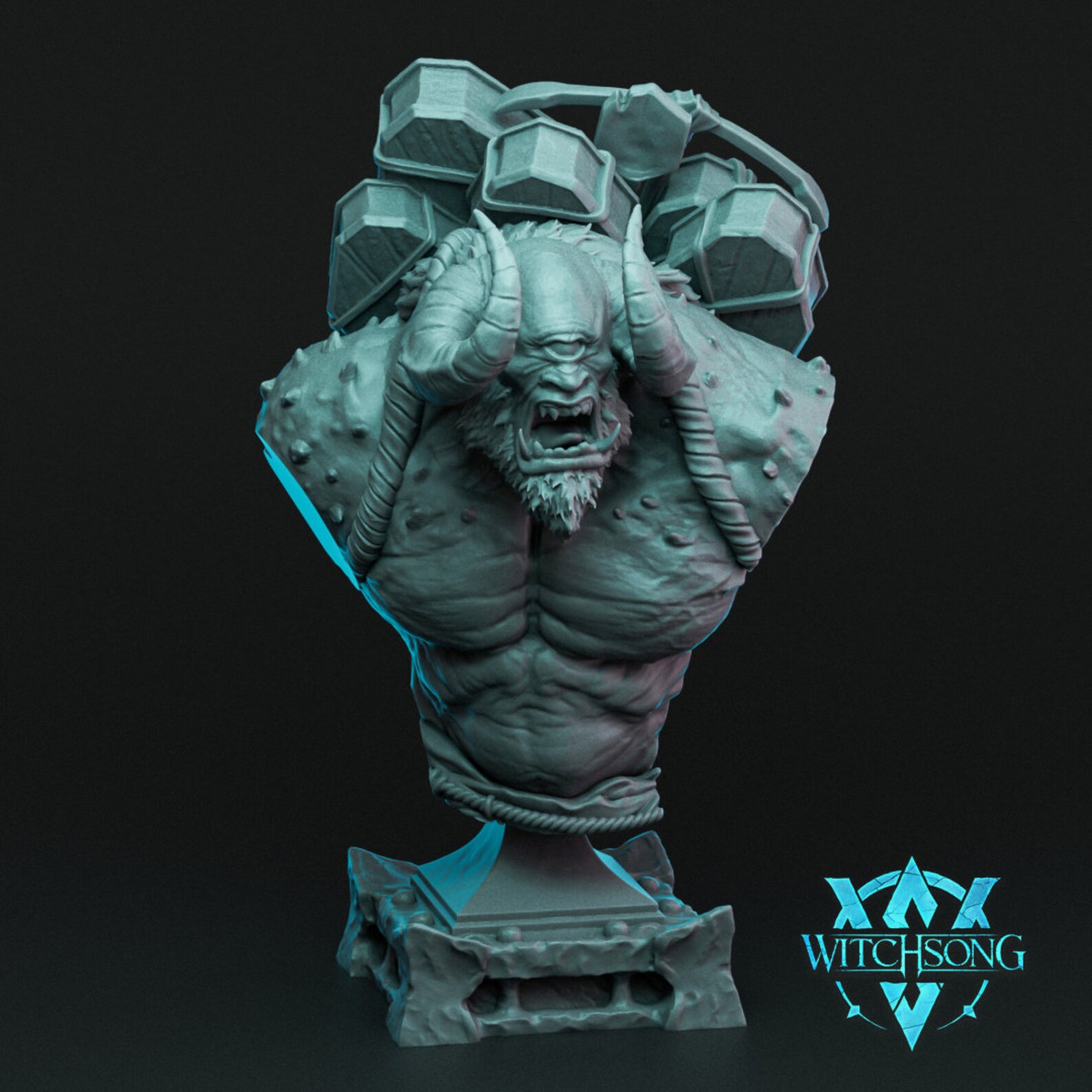 Tombsacker Cyclops Boss Miniature for Painting, DND, and Pathfinder by ...