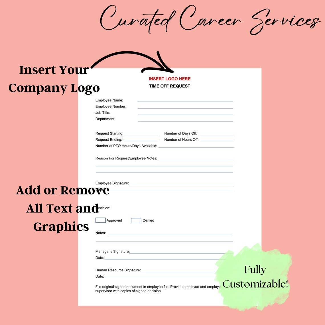 TIME OFF REQUEST - Pto Request Form - Vacation, Jury Duty, Maternity ...