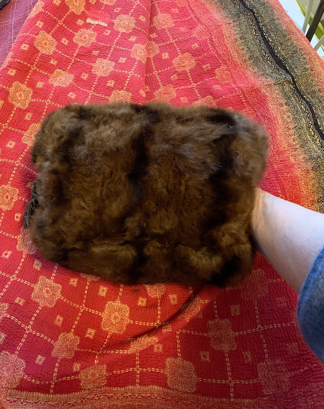 1910s-1930s Fur Muff Authentic Fur Muff Fur Hand Warmer - Etsy