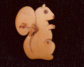 Carved Wood Squirrel - Etsy