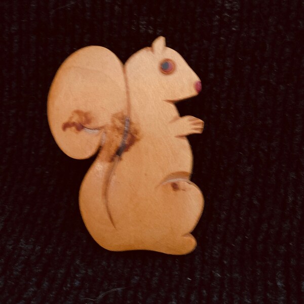 Squirrel Pin - Etsy