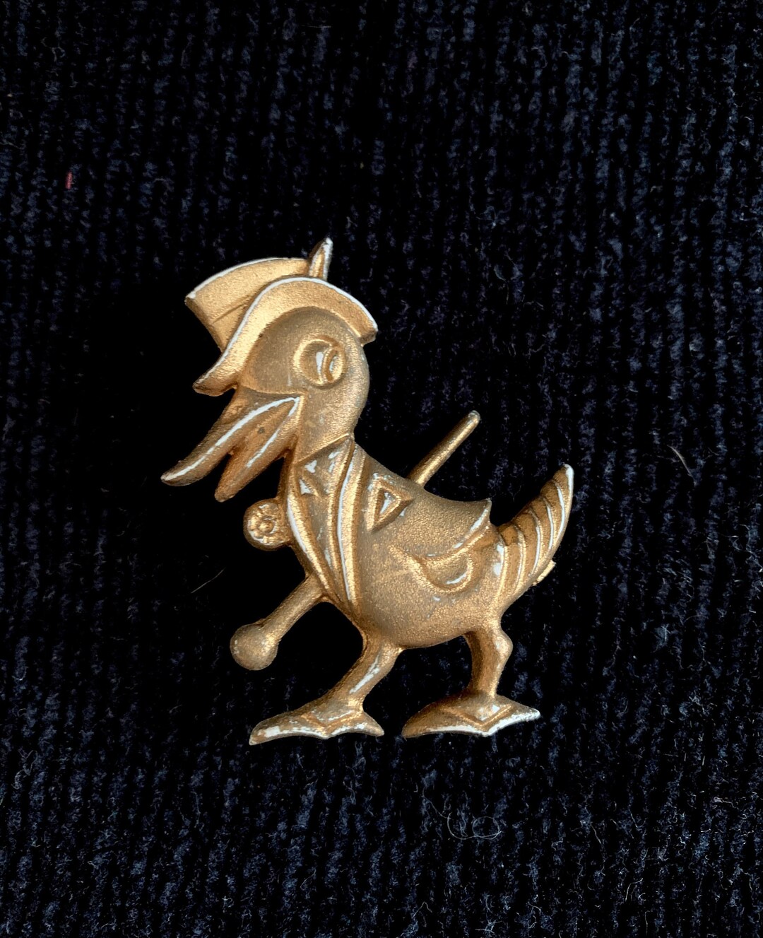 20s-30s Duck Pin, Top Hat and Tails Pin, Uncle Drake Duck Pin, Metal ...