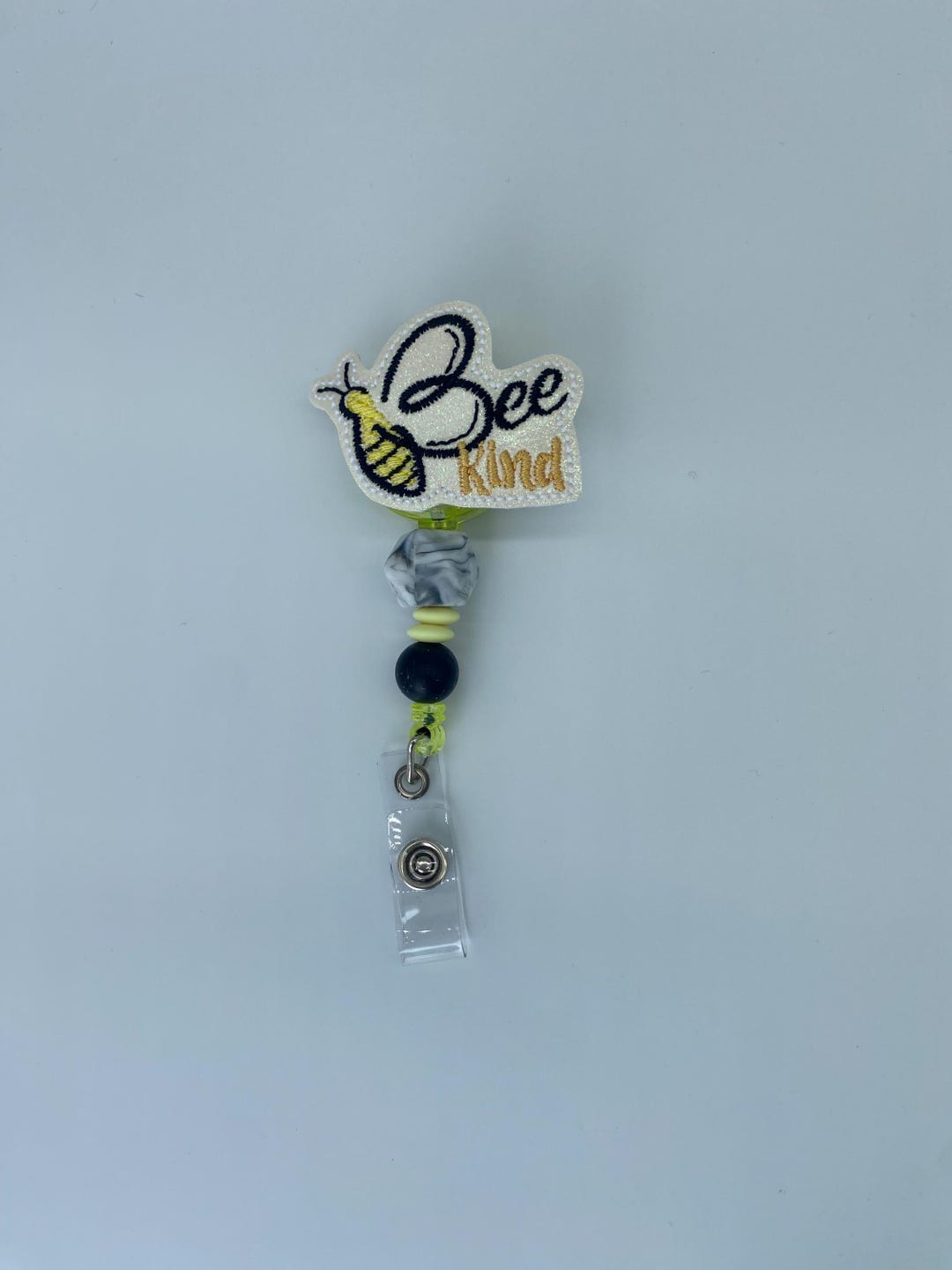 Retractable Beaded Badge Reel/nurse Badge Reel/badge Holder/id Holder ...