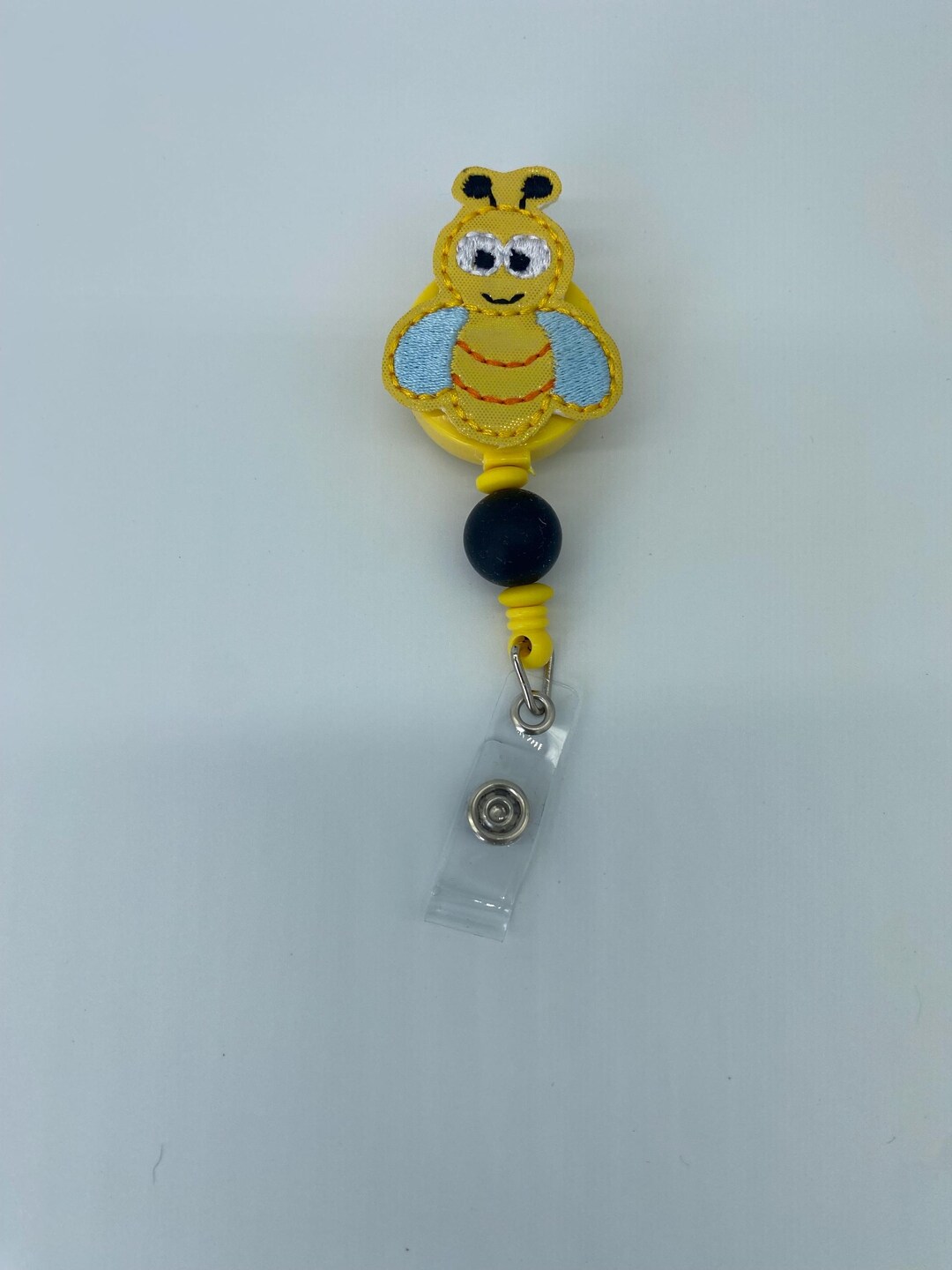 Retractable Beaded Badge Reel/nurse Badge Reel/badge Holder/id Holder ...