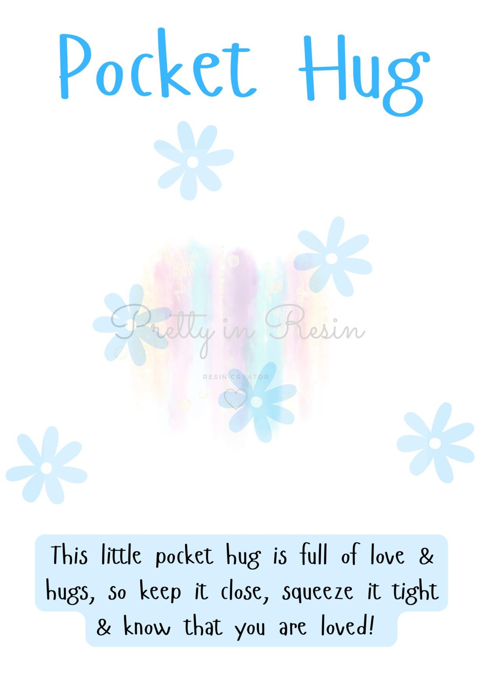 Printable Pocket Hug Card | Comfort Gift, A6 (digital Download) - Etsy