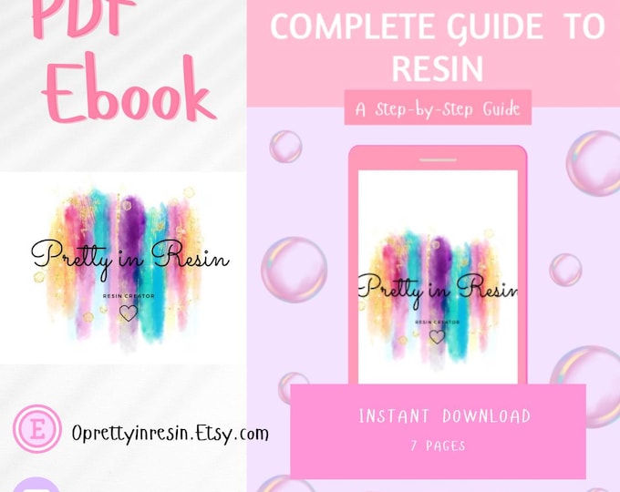 Epoxy Resin Art Book – 3D Layering & Deep Pour Guide (PDF Pattern ...