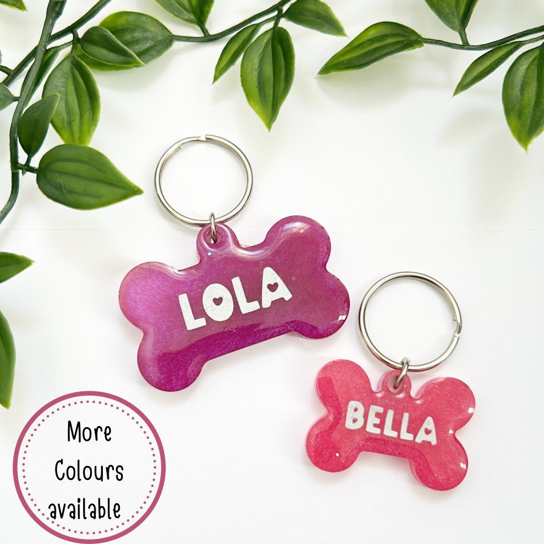 Pet Name Tag, Personalised Name Tag, Pet Lover Gift, New Pet, Cat ID ...