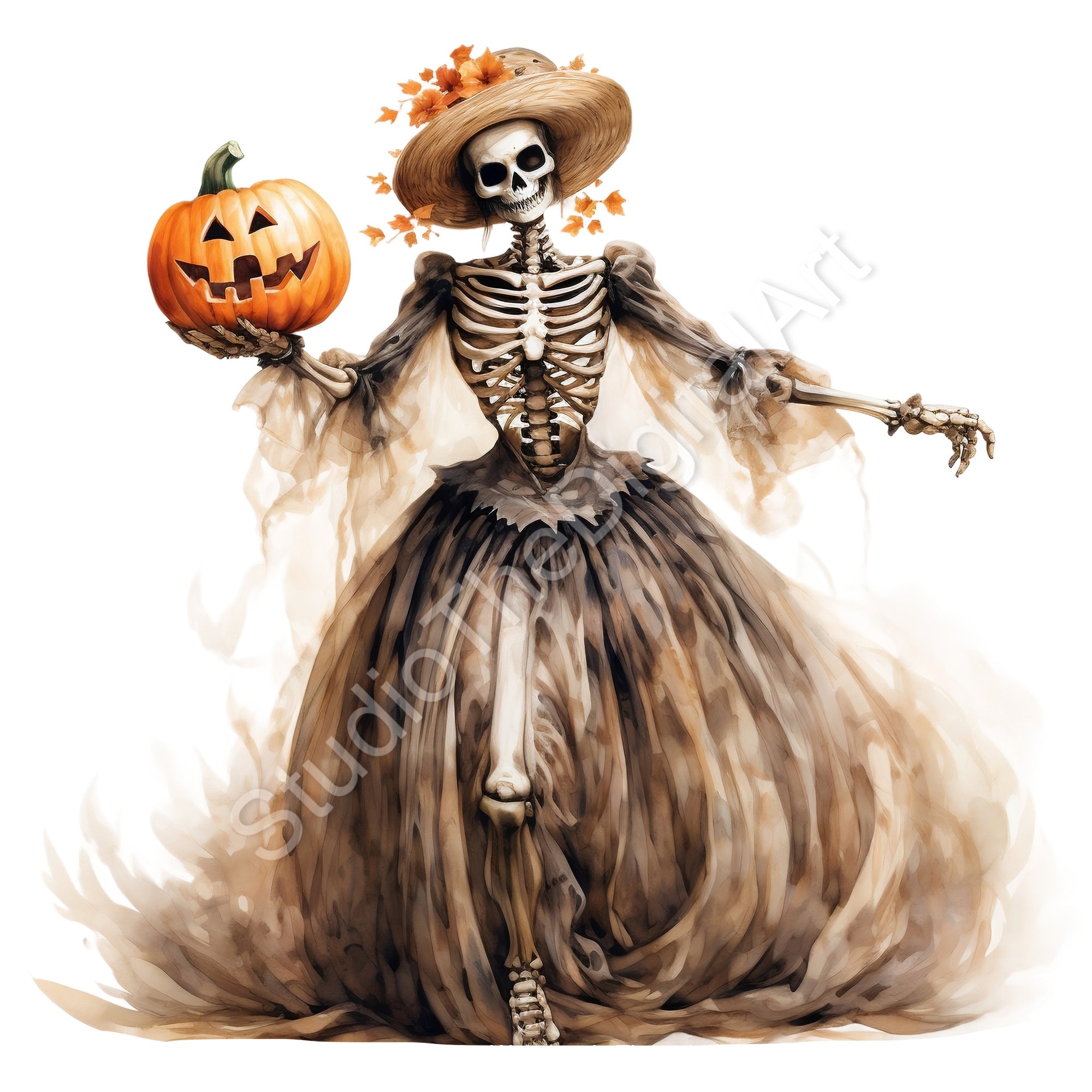 Dancing Skeletons Clip Art Halloween Clip Art Skeleton Clip - Etsy